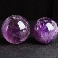 China 3-5/Appect Natural Amethyst Ball Fengshui Decoration Gemstone Sphere for Home and Office Decoration for sale