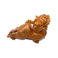 China Customized Shape Natural Jade Carving Pixiu for Office Feng Shui at Affordable for sale