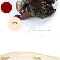 China Hot 40cm Natural Jade Carving Dragon Turtle Statue Fine Feng Shui Style for Decoration for sale