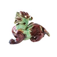 China Feng Shui Style Natural Jade Carving Pixiu Statue Perfect for Decorating Your Home for sale