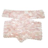 China Home Exercise SPA Pink Natural Mask Jade Neck Breast Blanket Rose Quartz Jade Cooling Sleep Massage Therapy For Beauty for sale