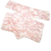 China Home Exercise SPA Pink Natural Mask Jade Neck Breast Blanket Rose Quartz Jade Cooling Sleep Massage Therapy For Beauty for sale