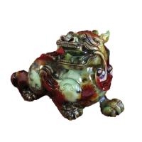 China Customized Quartz Crystal Pixiu Carving Statue for Feng Shui OEM/ODM Accepted for sale