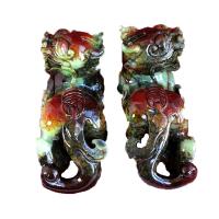 China Customized Quartz Crystal Pixiu Carving Statue for Feng Shui OEM/ODM Accepted for sale