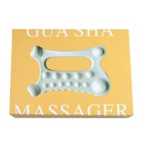 China Customized Logo Availabled Korean Beauty Product Face Skin Head Scalp Hand Foot Ceramic Health Care Tool Guasha Massager for sale