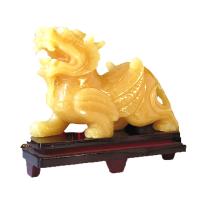 China Hot Seller Gemstone Carving Topaz Pixiu Jade Statue from Regional Feature for sale