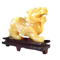 China Hot Seller Gemstone Carving Topaz Pixiu Jade Statue from Regional Feature for sale