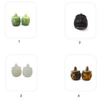 China Engraving Technique Natural Crystal Semi-precious Stone Carved Pumpkin Perfectly Carved for Halloween Decoration for sale