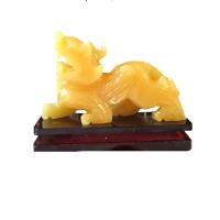 China Hot Seller Gemstone Carving Topaz Pixiu Jade Statue from Regional Feature for sale