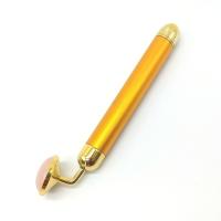 China 6000 times/min Massage Frequency 24K Gold Facial Beauty Bar Face and Eye Beauty Magic Wand Face Massager with Function for sale