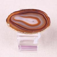 China PORTABLE Square-shape Crystal Buckle Napkin Ring made of Natural Agate Stone for Elegant Table Setting for sale