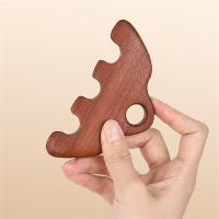 China 11.7*5.8cm Wooden Scalp Care Massage Comb Body Acupoint Pressing Massage Tool Meridian Dredging Gua Sha Massage Brush for sale