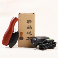 China 15*5.7cm Electrothermal Bian Stone Gua Sha Tool for Meridian Massage and Moxibustion Therapy for sale
