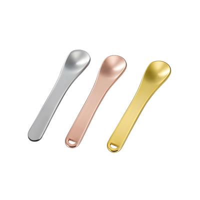 China 304 Stainless Steel Eye Cream Spoon Mini Eye Spatulas Eye Skin Care Massage Sticks for Rejuvenating Treatment for sale