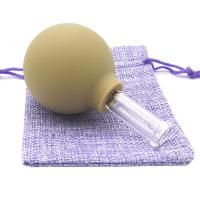 China 96mm Height Chinese Traditional Glass Cupping Massage Therapy Vacuum Cupping Machine for Face Safe and Effective Therapy for sale