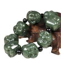 China Handheld Nature Crystal Nephrite Jade Stone Bracelet A Gift of Health and Wellness for sale