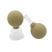 China 96mm Height Chinese Traditional Glass Cupping Massage Therapy Vacuum Cupping Equipment Set Kit for Back Shoulder Leg Body for sale