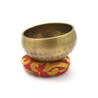China Natural Brass Nepal Singing Bowl Set for Meditation and Yoga Authentic Nepalese Sound for sale