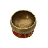 China Natural Brass Nepal Singing Bowl Set for Meditation and Yoga Authentic Nepalese Sound for sale