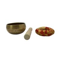 China Natural Brass Nepal Singing Bowl Set for Meditation and Yoga Authentic Nepalese Sound for sale