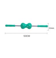 China PVC Strong Magnetic Double Ball Back Massager Body Meridian Massage Roller Manual Acupoint Stick Professional Service Advantage for sale
