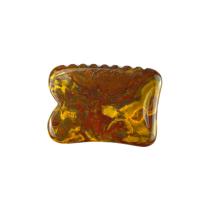 China Yellow Mookaite Body Massager for Gua Sha Stone Scrapping Face Therapy Massage Tool within Your Budget for sale