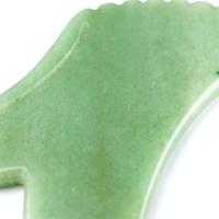 China Body Massage for Skin Care Natural Green Aventurine Jade Gua Sha Custom Logo Guasha Facial Beauty Tool to Reduce Wrinkles for sale