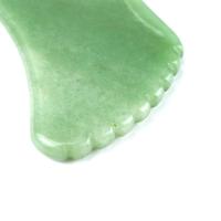 China Body Massage for Skin Care Natural Green Aventurine Jade Gua Sha Custom Logo Guasha Facial Beauty Tool to Reduce Wrinkles for sale