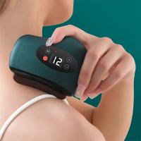 China Hot Compress Therapy Electric Bian Stone Body Gua Sha Tool with ISO9001 Certificate and Intelligent Vibration Massager for sale