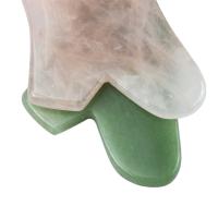 China 2024 Rose Quartz Gua Sha Facial Massage Tool Natural Crystal Skin Beauty Massager for Face Lifting for sale