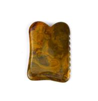 China Massager Custom Logo Mookaite Body Massage Tools For Beauty Guasha Stone Scrapping for Facial Lifting and Lymphatic Drainage for sale