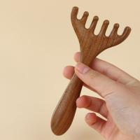 China Unlock Your Beauty Deer Antler Shape Scalp Meridian Massager Head Gua Sha Massage Comb For Face and Body Relaxation for sale