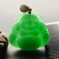 China Technique Polished Grade Natural Carved Laughing Buddha for Pendant Art Collectible for sale