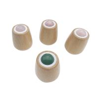 China Customizable Jade Massage Ball Wooden Handle Jade Roller for Body Massage and Neck/Facial Gua Sha Stress Relief Tool for sale