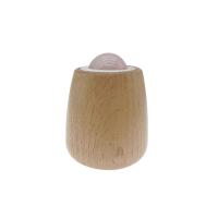China Customizable Jade Massage Ball Wooden Handle Jade Roller for Body Massage and Neck/Facial Gua Sha Stress Relief Tool for sale