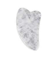 China Musical Function Clear Quartz Heart Guasha Stone for Facial Neck Full Body Skin Massage Avaiable 2024 for sale