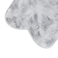 China Musical Function Clear Quartz Heart Guasha Stone for Facial Neck Full Body Skin Massage Avaiable 2024 for sale