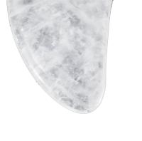 China Musical Function Clear Quartz Heart Guasha Stone for Facial Neck Full Body Skin Massage Avaiable 2024 for sale