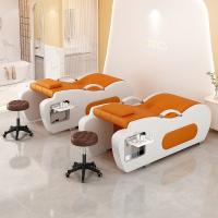 China Beauty Massage Bed with Advantage Multi-functional Half Lying Salon Hair Washing Bed for sale