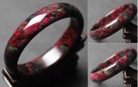 China Natural Xiuyan Jade Peach Jade Bracelet Gender Women' PORTABLE for Women for sale