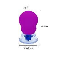 China Blue/Pink Silicone Magnetic Vacuum Cupping Set Vacuum Hijama Cupping Therapy Set Negative Pressure Cupping Kit 20pcs for sale