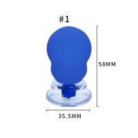 China Blue/Pink Silicone Magnetic Vacuum Cupping Set Vacuum Hijama Cupping Therapy Set Negative Pressure Cupping Kit 20pcs for sale