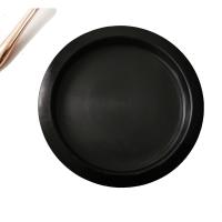 China CLASSIC Style Handwork Customized Natural Black Round Marble Cup Coasters For Hotel Home Decoration for sale