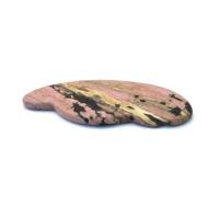 China Multi Functional Facial Pink Rhodonite Jade Guasha Massager Board for Health Care and Personal Health Needs for sale