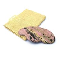 China Multi Functional Facial Pink Rhodonite Jade Guasha Massager Board for Health Care and Personal Health Needs for sale