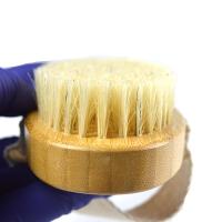 China Natural Wooden Handle Boar Bristle Skin Exfoliating Bamboo Shower Bath Brushes Body Dry Brush Body Brush for Deep Cleansing for sale