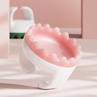 China Customized Logo Availabled Plastic Abdominal Meridian Massage Brush Handheld Body Gua Sha Cup Fascia Relaxation Massage Tool for sale