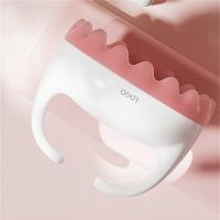 China Customized Logo Availabled Plastic Abdominal Meridian Massage Brush Handheld Body Gua Sha Cup Fascia Relaxation Massage Tool for sale