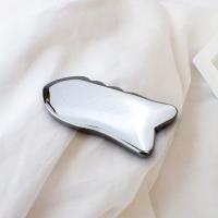 China Terahertz Gua Sha Scraping Massage Tool with Energy Stone and Acupuncture Point Massaging 91*37mm for sale