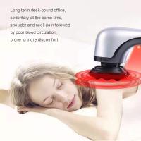 China ABS Silicone Handheld Infrared Massage Hammer for Deep Tissue Massage of Shoulder Leg Foot Muscles Infinitely variable speed for sale